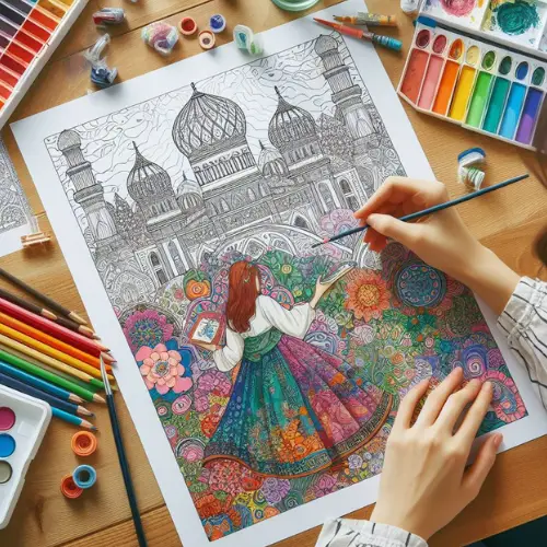 Desenhos De Cultura E Arte Para Colorir | Kleur-v-Kind