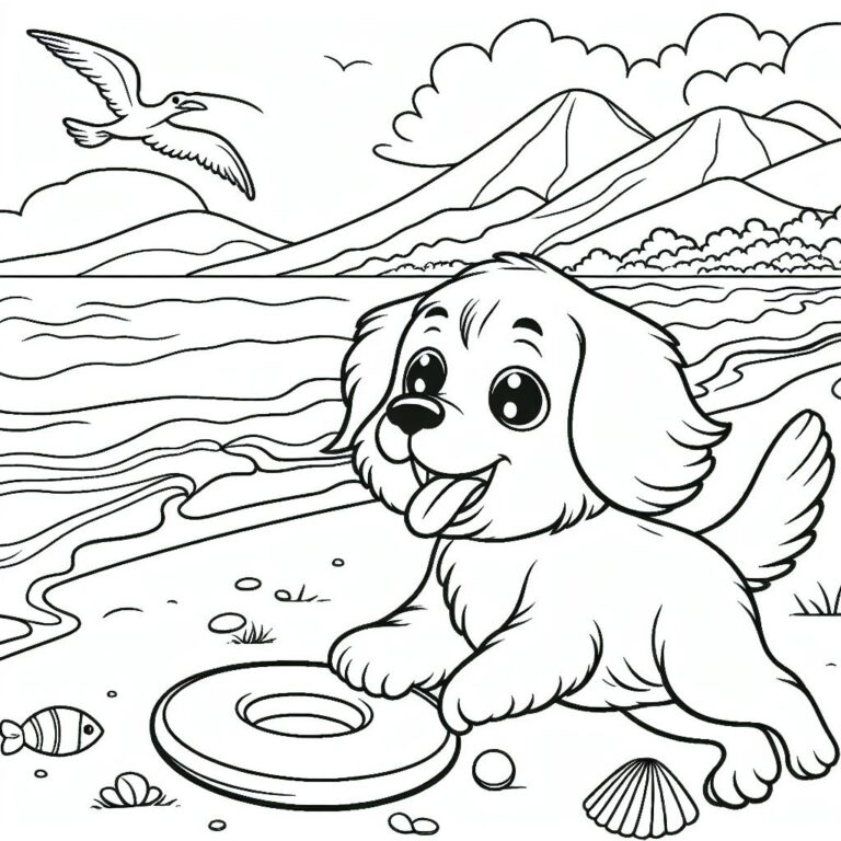 38 Puppy Kleurplaat Unieke | Download En Print Tekeningen