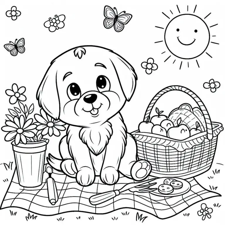 43 Puppy Kleurplaat Unieke | Download En Print Tekeningen