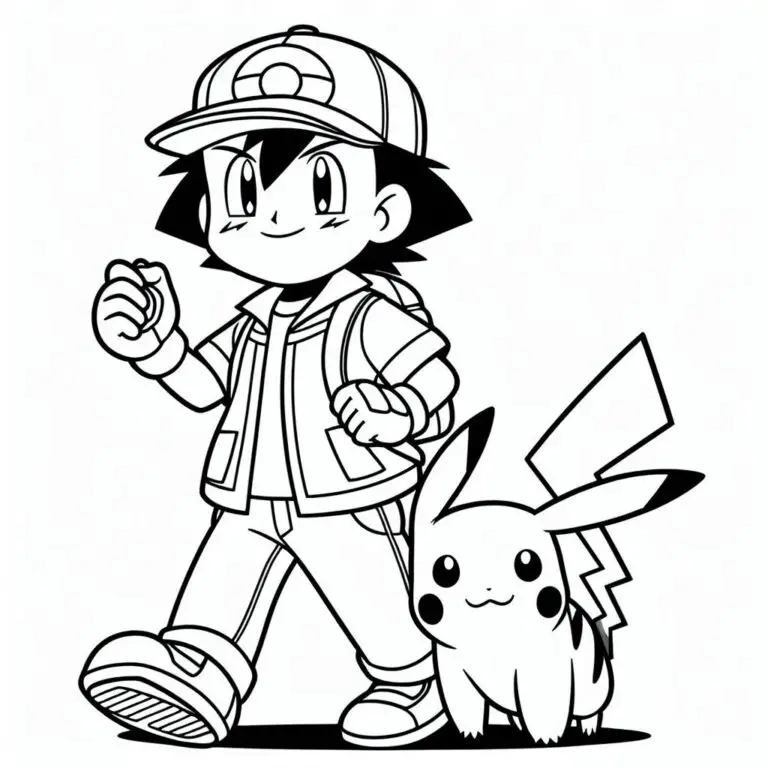 46+ Pokemon de colorat pentru copii (Desene imprimabile)