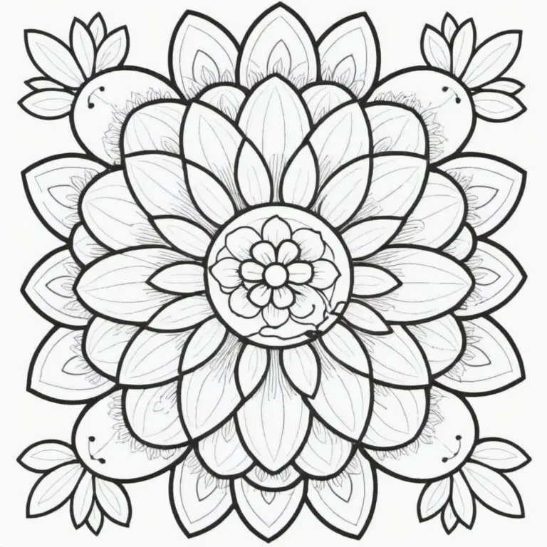 21 Mandala de colorat pentru copii (Desene imprimabile)
