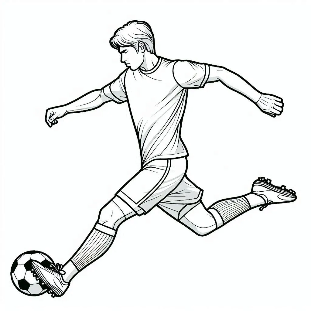 12 Voetbal Kleurplaat Unieke Download En Printen Tekening