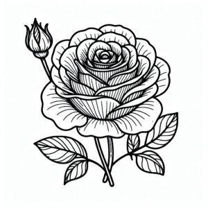24+ Desenhos Rosa para colorir e imprimir PDF gratis