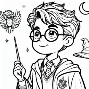 27 Desenhos Harry Potter para colorir e imprimir PDF