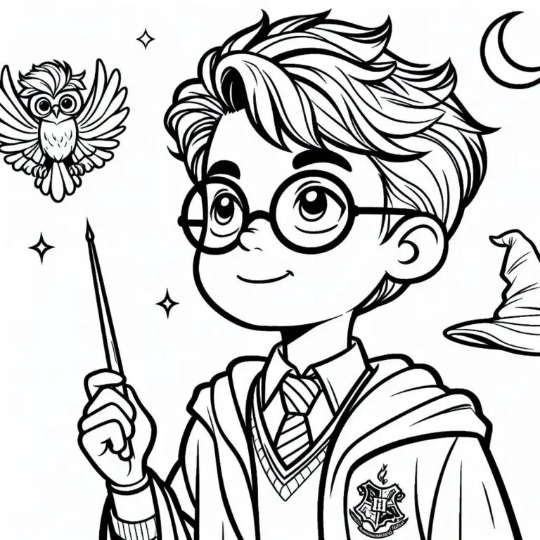 27 Harry Potter Kleurplaat Unieke | Download En Printen