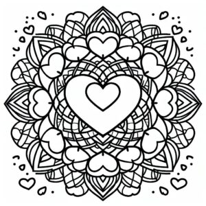 21 Mandala de colorat pentru copii (Desene imprimabile)