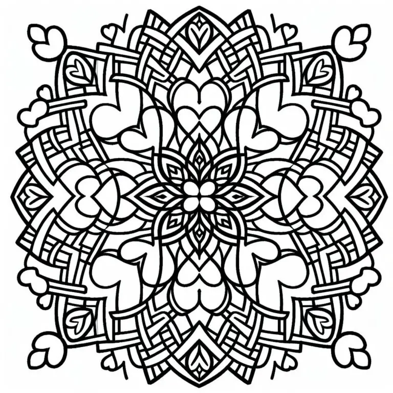 21 Mandala de colorat pentru copii (Desene imprimabile)