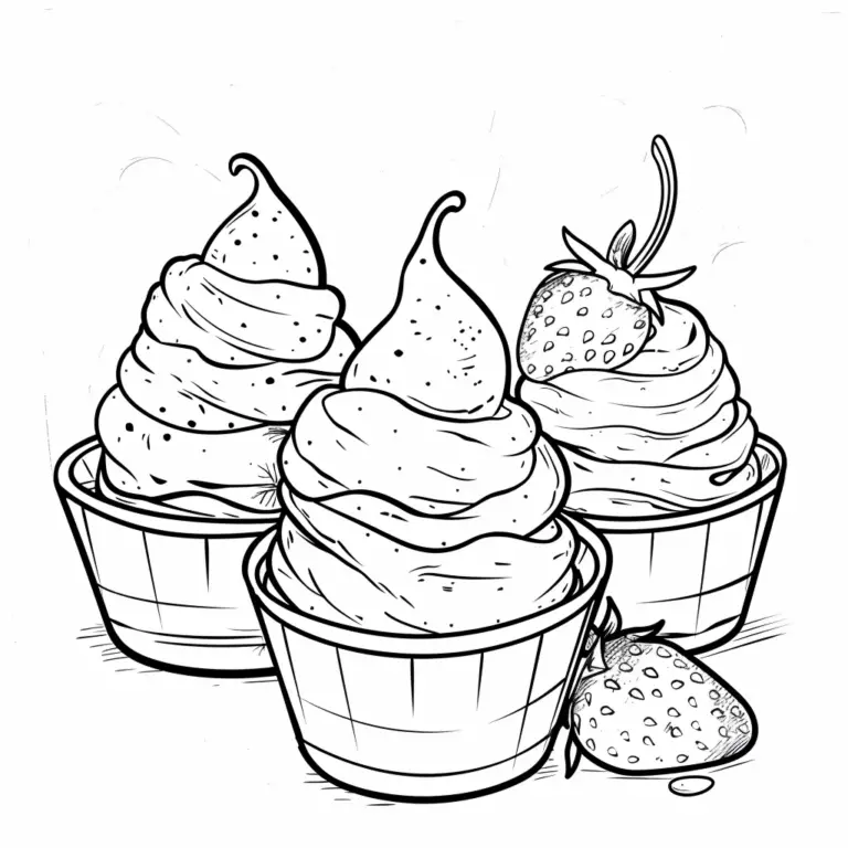 38 Dibujo de helado para colorear | dibujos para imprimir
