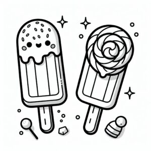 38+ Coloriage Glace pour les enfants | Dessins à imprimer