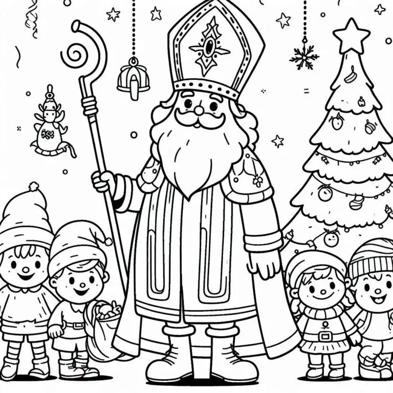 48 Sinterklaas coloring pages Unique (Free Printables PDF)