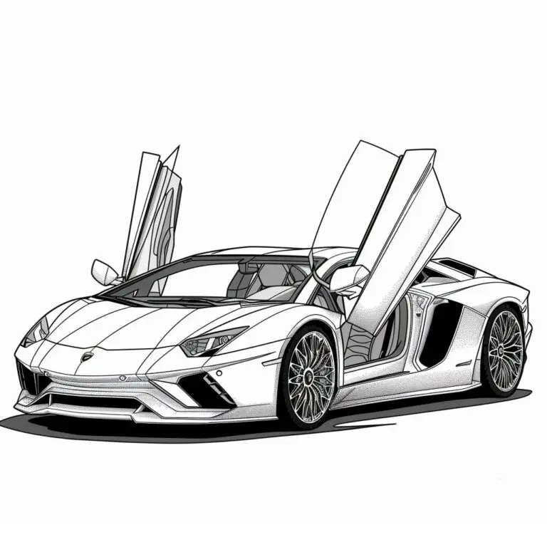 39 Lamborghini Kleurplaat Unieke | Download En Printen