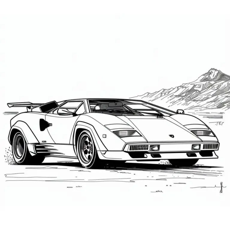 42+ Lamborghini Coloring Pages Unique | Free Printables
