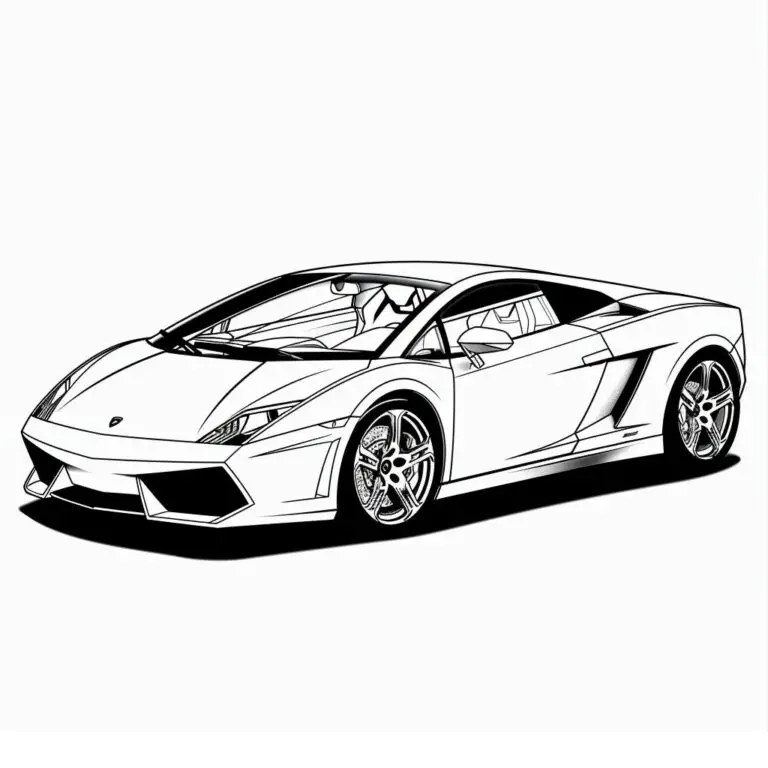 36 Lamborghini da colorare unico e stampare PDF gratuita