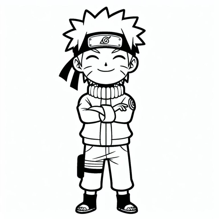 Más de 40 páginas para colorear de Naruto únicas | Download Y imprimir PDF