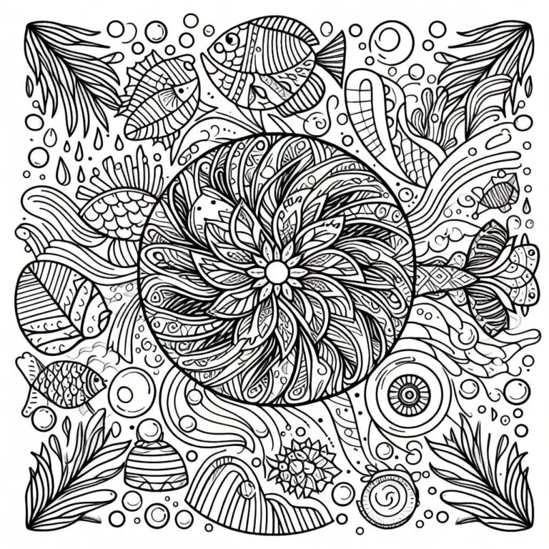 21 Mandala de colorat pentru copii (Desene imprimabile)