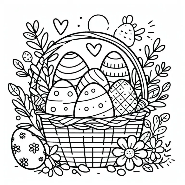 36 Mewarnai Paskah untuk anak-anak (gambar untuk dicetak)