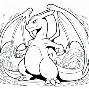 46+ Mewarnai Pokemon untuk anak-anak (gambar untuk dicetak)