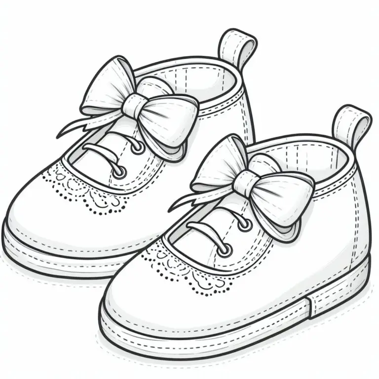 27+ Shoe coloring pages for kids | Free printables