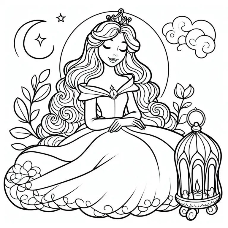 31 Principesse Disney da colorare unico e stampare PDF