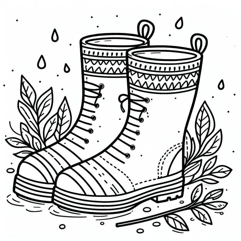 27 Scarpe da colorare unico e stampare PDF gratuita