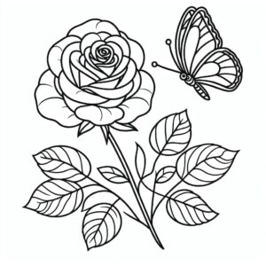 27+ Desenhos Rosa para colorir e imprimir PDF gratis