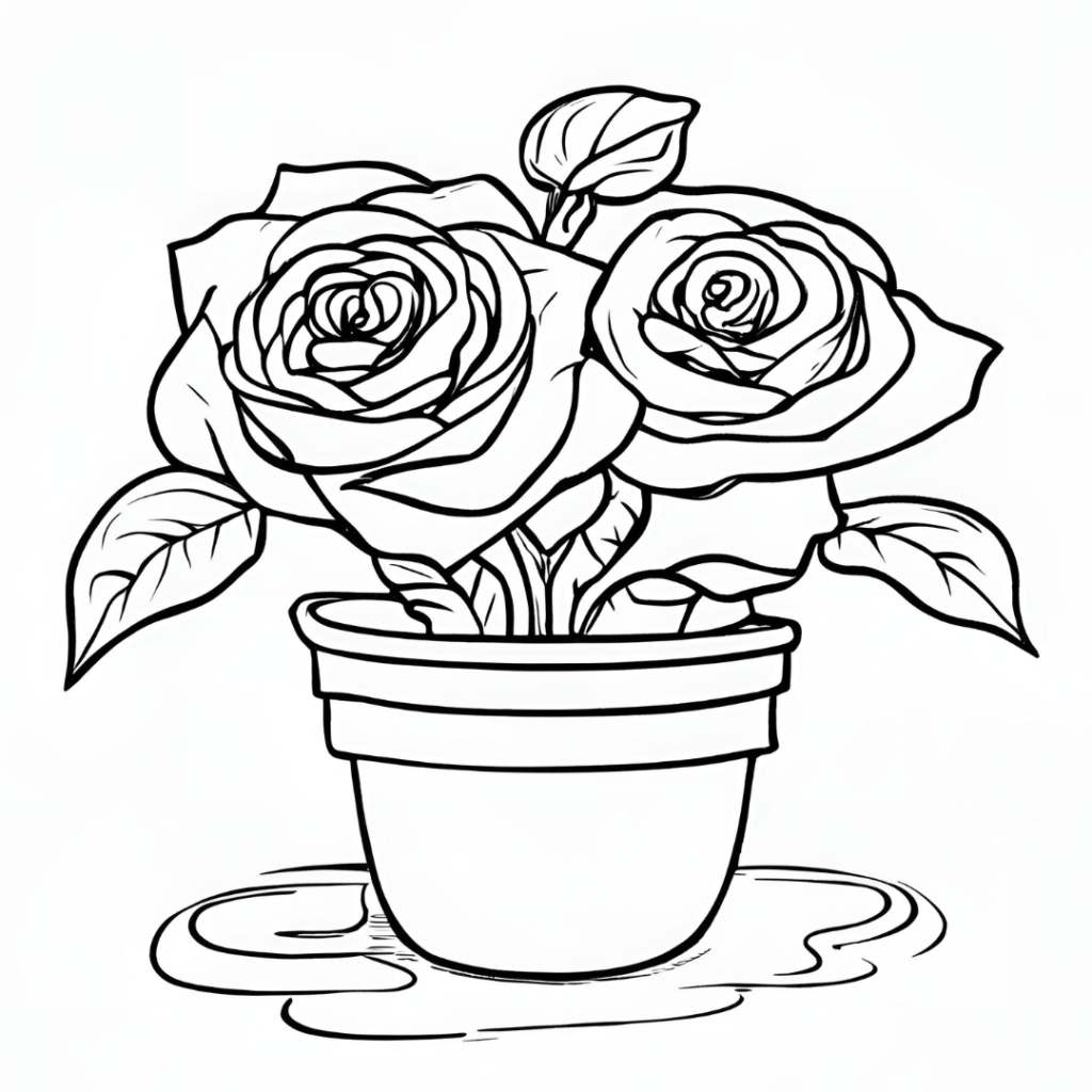 21+ Desenhos Rosa para colorir e imprimir PDF gratis
