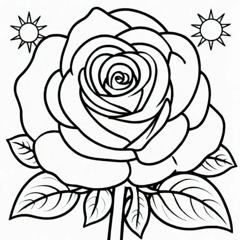 21+ Desenhos Rosa para colorir e imprimir PDF gratis