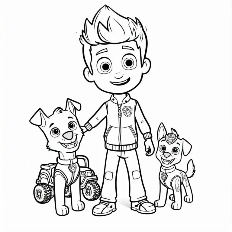 45 Paw Patrol Ausmalbilder kostenlos zum ausdrucken PDF