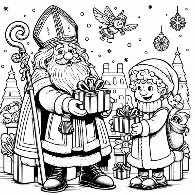 45 Kleurplaat Sinterklaas Unieke | Download En Printen