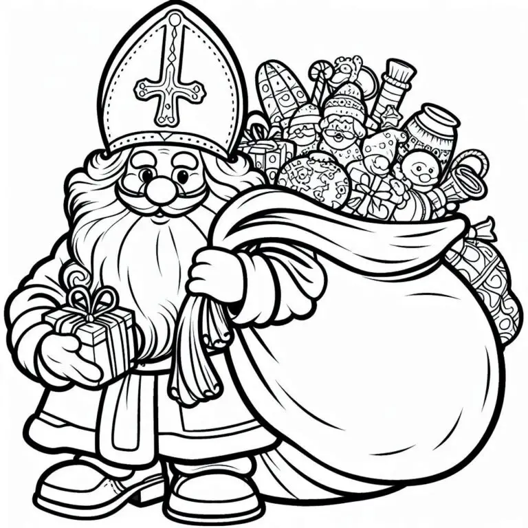 48 Sinterklaas coloring pages Unique (Free Printables PDF)