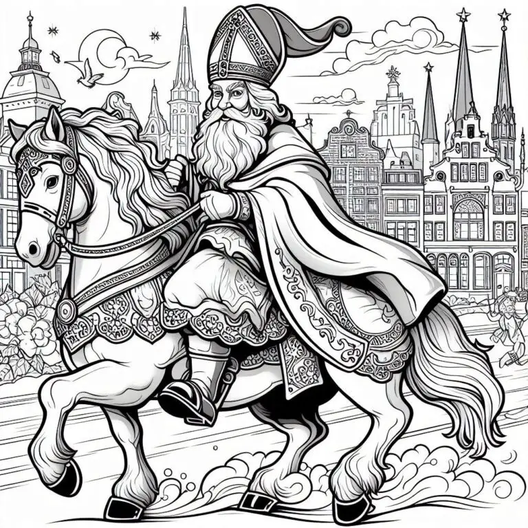 45 Sinterklaas coloring pages Unique (Free Printables PDF)