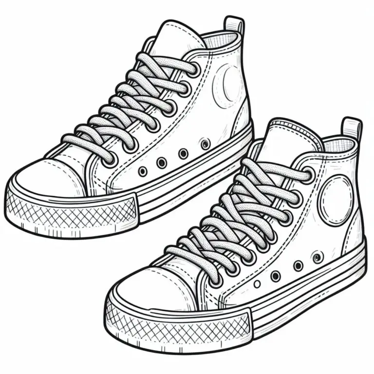 27 Desenhos sapato para colorir e imprimir PDF gratis