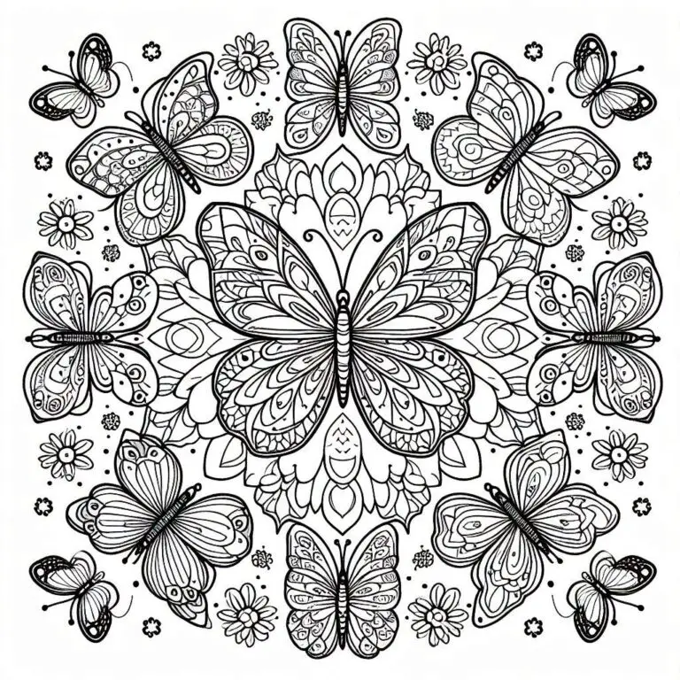 21 Mandala de colorat pentru copii (Desene imprimabile)