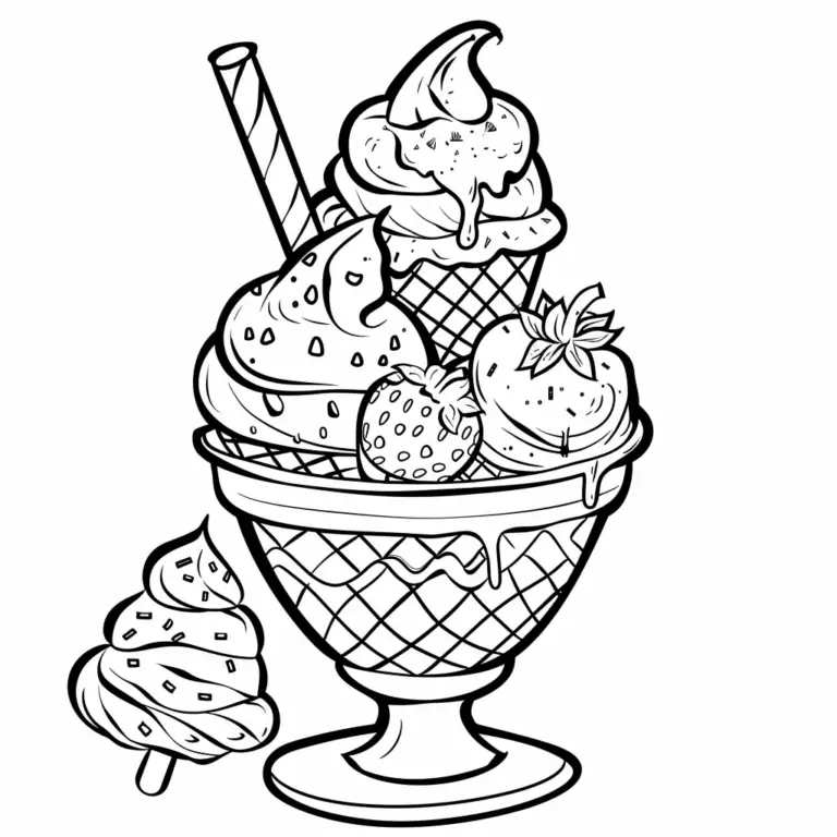 38 Jäätelön värityskuva tulostettavia ilmaiseksi PDF