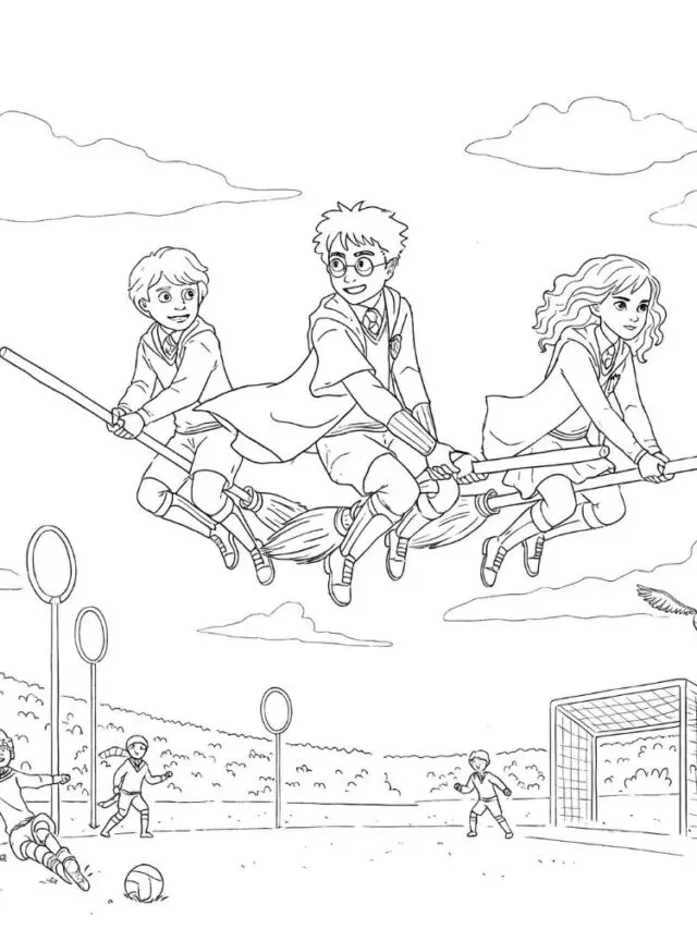 27+ Coloriage Harry Potter unique | Dessins à imprimer