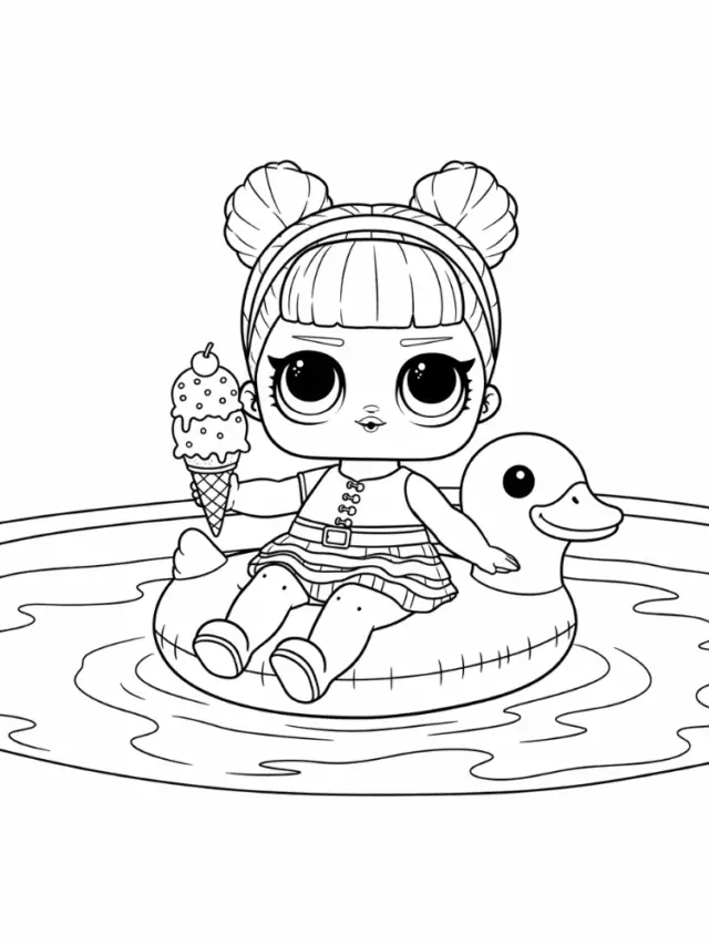 27 LOL Surprise Kleurplaat Unieke | Download En Printen