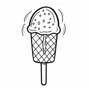 35 Gelato da colorare unico e stampare PDF gratuita