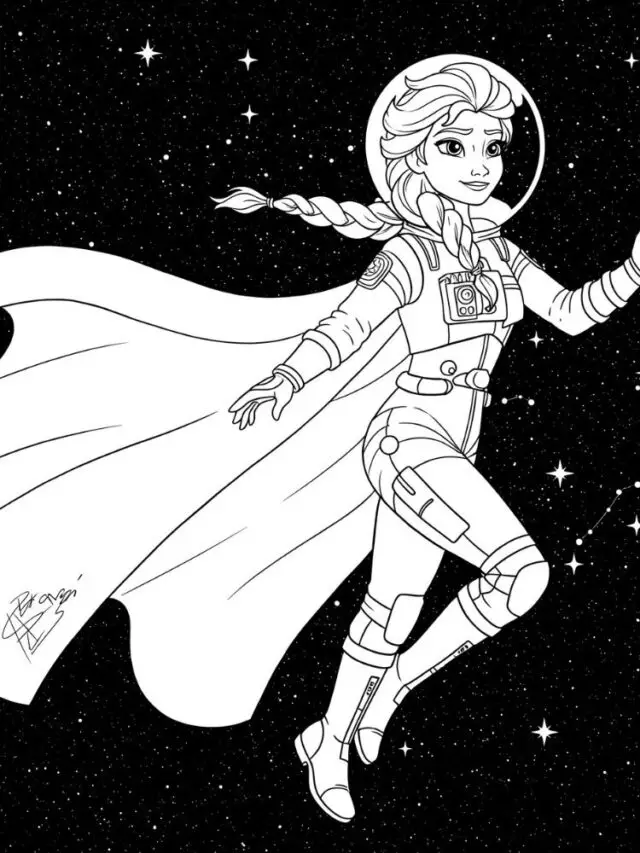 31 Printesa Disney de colorat gratuit (Desene imprimabile)