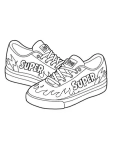 27+ Shoe coloring pages for kids | Free printables
