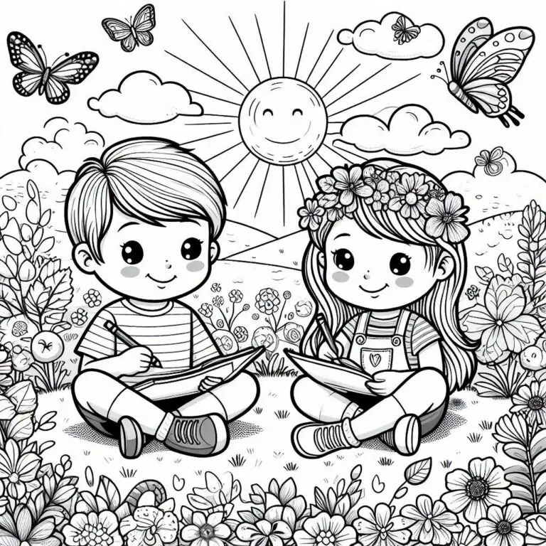 53 Kolorowanki BFF do druku darmowe PDF - Kleur-v-Kind