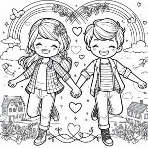 48 Mewarnai Sahabat untuk anak-anak (gambar untuk dicetak)