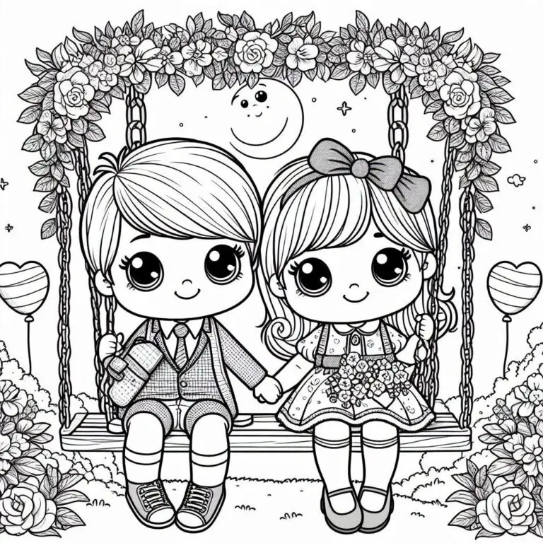 45 Mewarnai Sahabat untuk anak-anak (gambar untuk dicetak)