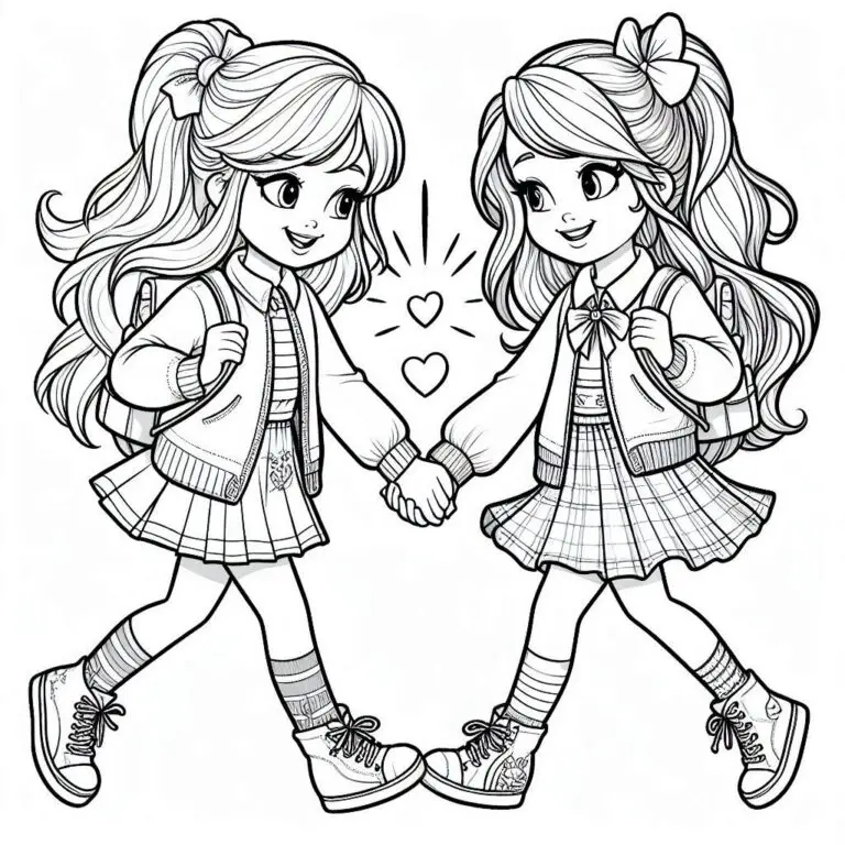 45+ BFF Ausmalbilder kostenlos zum ausdrucken PDF