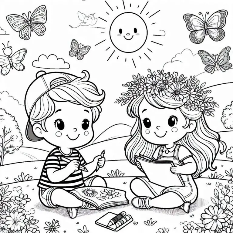 45 BFF de colorat pentru copii gratuit (Desene imprimabile)