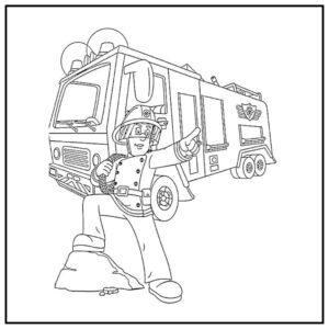 27 Fireman Sam coloring pages for kids | Free Printables
