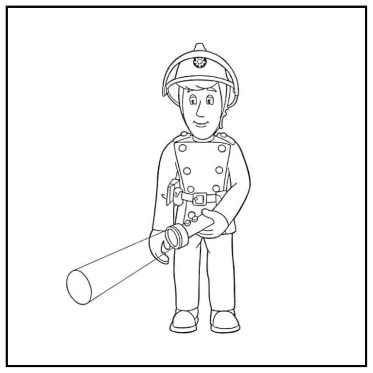 27 Brandweerman Sam Kleurplaat Unieke | Download En Printen