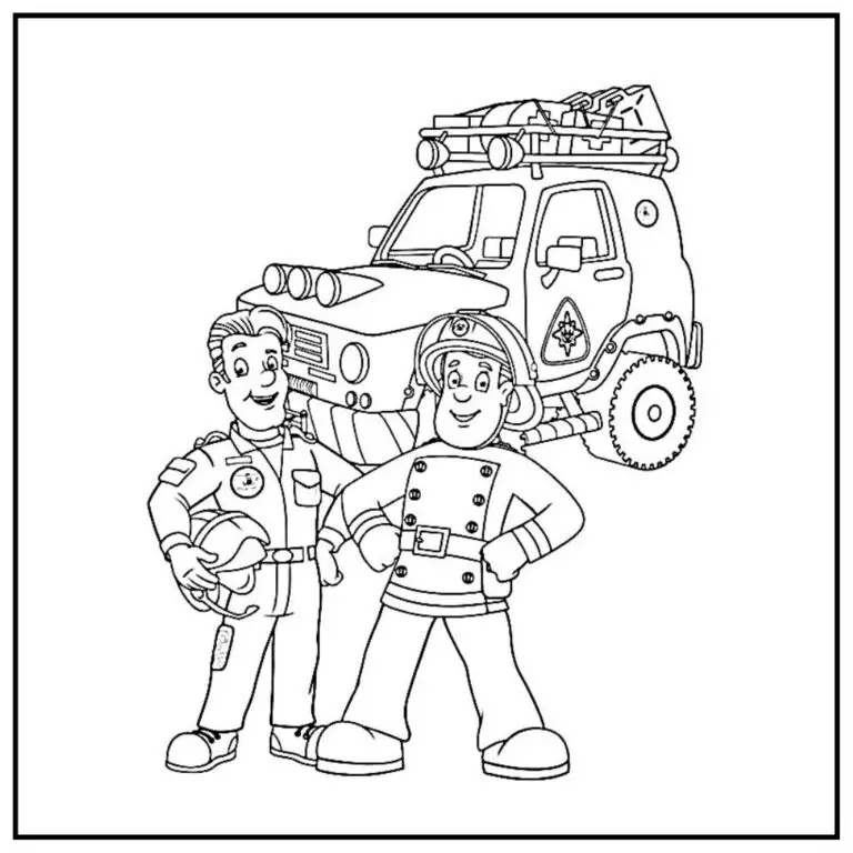27 Fireman Sam coloring pages for kids | Free Printables