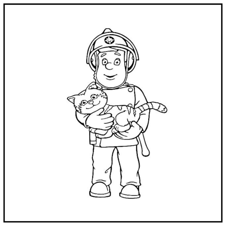 27 Brandweerman Sam Kleurplaat Unieke | Download En Printen
