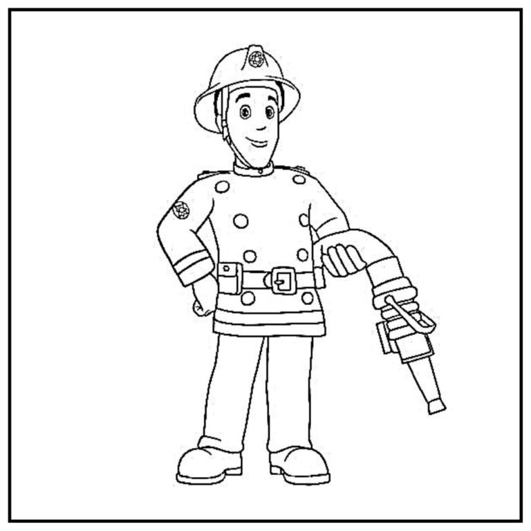27 Brandweerman Sam Kleurplaat Unieke | Download En Printen