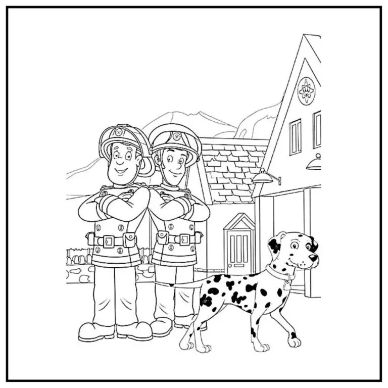 27 Brandweerman Sam Kleurplaat Unieke | Download En Printen